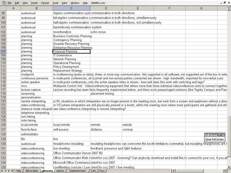 Data Requirements Gathering Template