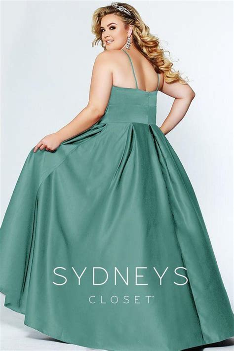Navy Sydneys Closet Long Prom Plus Size Dress For 25999 The Dress