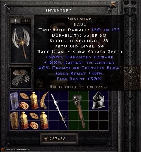 How Does The New Item Artwork In Diablo 2 Resurrected Look •