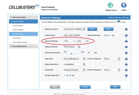 Understanding The RF Detection Range Settings And How To Add Detection Channels For Other Countries