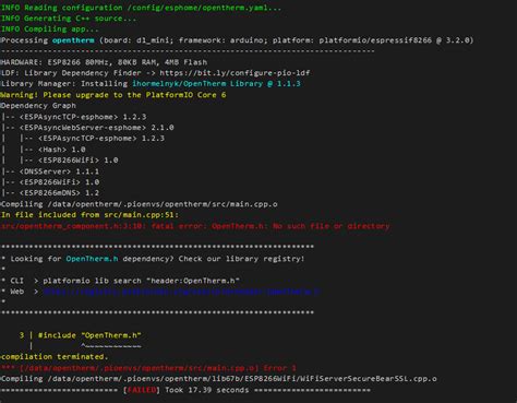Openthermh No Such File Or Directory · Issue 54 · Rscirianoesphome