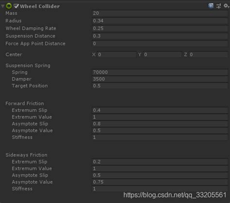 wheelcollider笔记 wheel collider与wheel有90 csdn博客