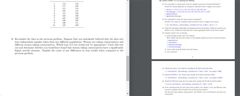 textbook question on the left homework question on