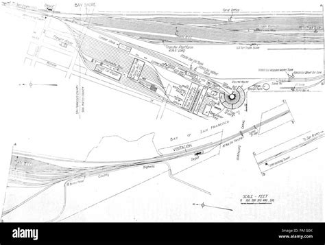 697 General Layout Of Bayshore Freight Yard And Shop Terminal Southern