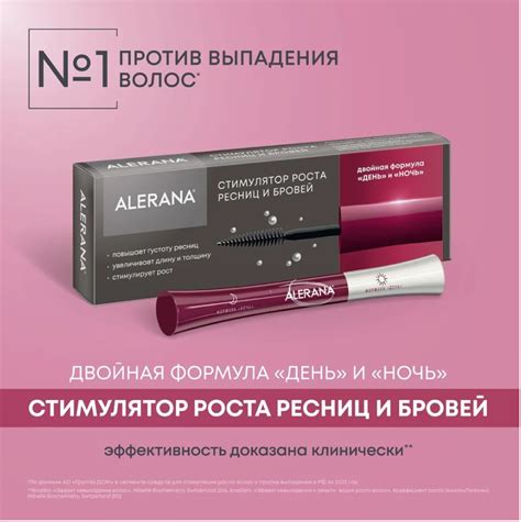 Стимулятор роста ресниц и бровей Alerana | отзывы