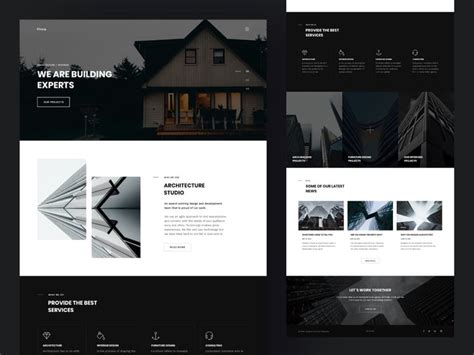 Professional Architecture And Construction Landing Page With Htmlcss