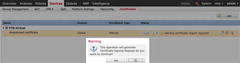 在ftd上配置anyconnect Vpn客户端：发夹和nat免除 Cisco