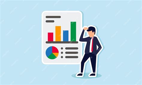 Premium Vector Complex Data Analysis With Pie Charts Graphs Concept