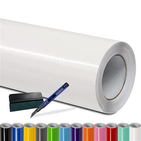Folindo® Autofolie Weiß Glanz 23€m² 50 X 152 Cm Selbstklebende