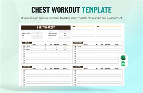 Excel Workout Templates Excel Templates Daily Schedule Examples