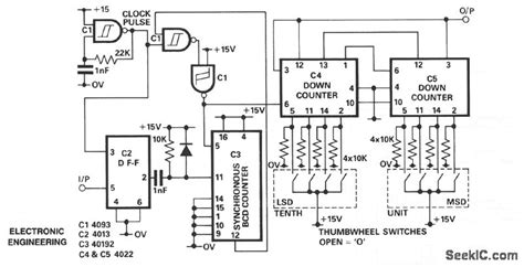 NONINTEGER PROGRAMMABLE PULSE DIVIDER Basic Circuit Circuit Diagram SeekIC