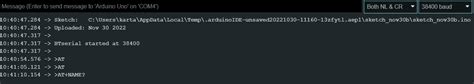 Hc 05 Bluetooth Module At Command Is Not Working General Guidance