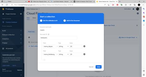 Flutter CRUD Sederhana Dengan Firebase