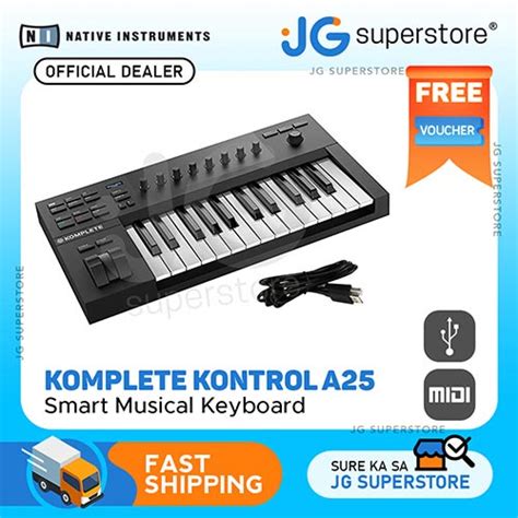 Native Instruments Komplete Kontrol A25 25 Key Smart Piano Keyboard