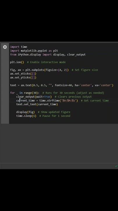 Digital Clock Code Using Python Youtube