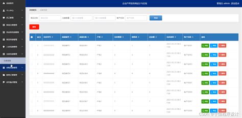java php node js python企业产供销系统设计与实现【2024年毕设】 带mysql库的产供销系统 csdn博客