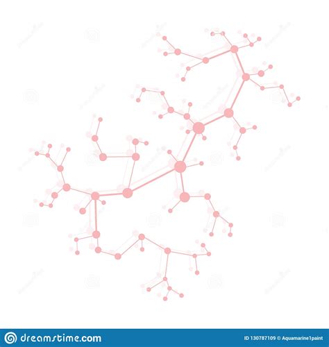 Structure Of Molecule And Communication Stock Vector Illustration Of