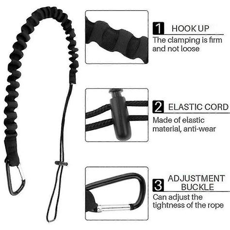 6 Pieces Tool Lanyard Outdoor Tool Rope High Altitude Fall Prevention Safety Rope Retractable