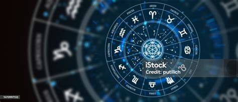 별자리 서클 내부의 점성술 조디악 표지판 점성술 은하수와 달 위의 하늘에있는 별에 대한 지식 우주 개념의 힘 3d 그림 0명에 대한 스톡 사진 및 기타 이미지 Istock