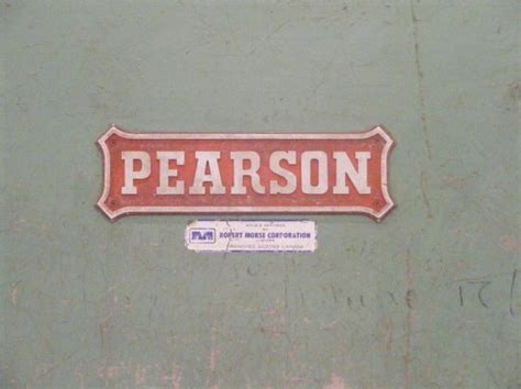 1967 Pearson Model 10012 Hydraulic Press Brake In Elk Grove Village Il