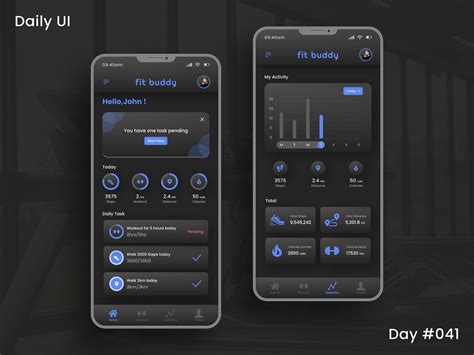 Daily UI Challenge Workout Tracker On Behance