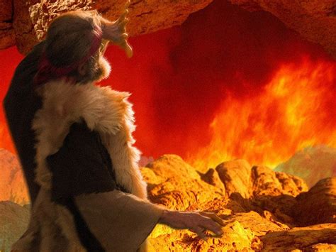 Elijah Flees To Horeb Elijah At Mount Horeb Hears Gods Voice In A