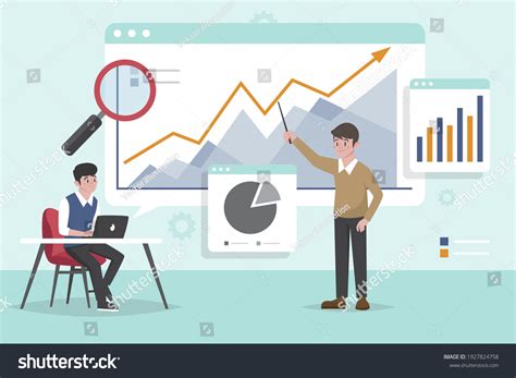 Data Analysis Concept People Analyzing Growth Stock Vector Royalty Free 1927824758 Shutterstock