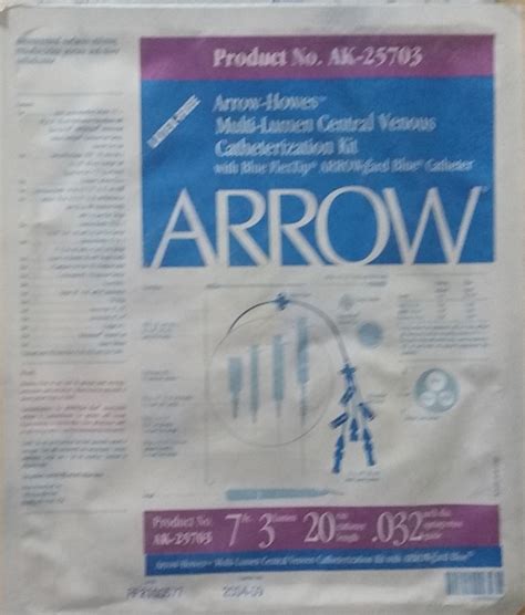 Arrow Howes Multi Lumen Central Venous Catherization Kit