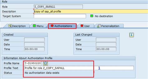 Sapall Profile And Update Missing Authorization Objects
