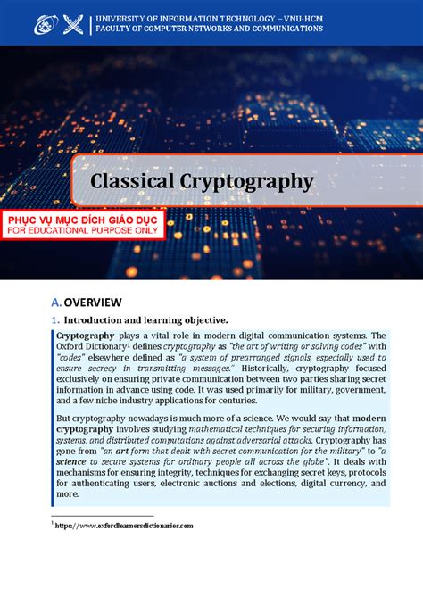 Lab01 Classical Cryptography Exploring Secret Key Encryption