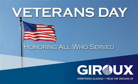 Honoring Our Veterans Giroux Glass