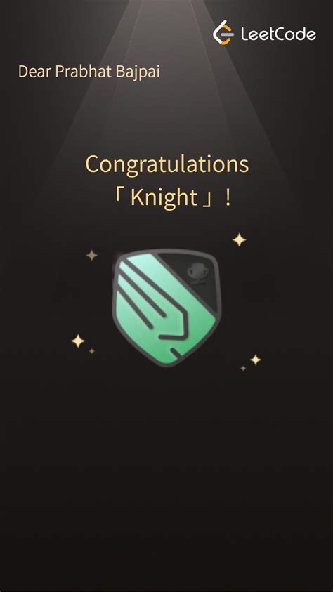 Knight Leetcode Leetcode Knightbadge 1852rating Generativeai