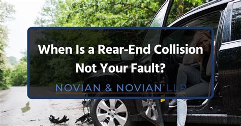 When Is A Rear End Collision Not Your Fault 7 Exceptions