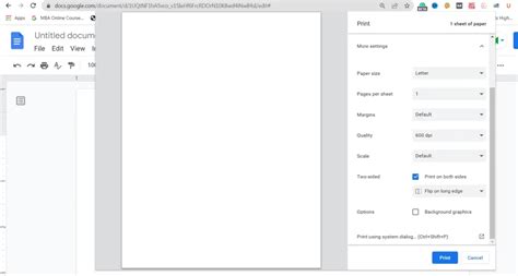 How To Print Double Sided On Google Docs Possible In