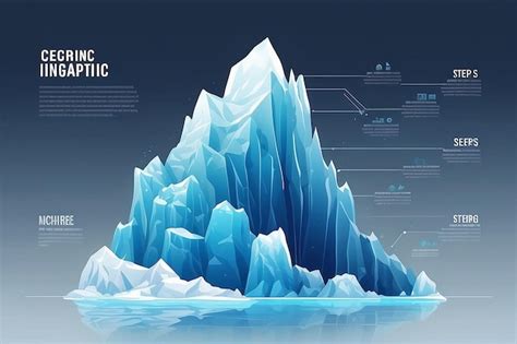 Iceberg Infographic Template For Business Modern 5 Steps To Success Presentation Premium Ai