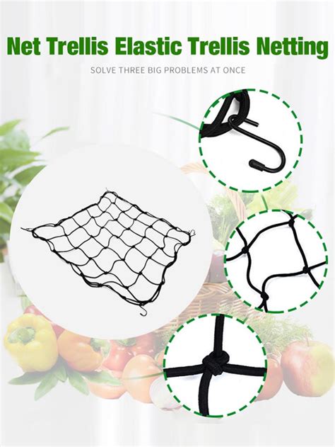 flexible net trellis elastic trellis netting with grandado