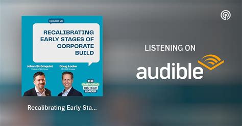 Recalibrating Early Stages Of Corporate Build Johan Strömquist 26 The Emerging Biotech