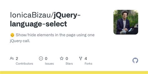 Github Ionicabizaujquery Language Select Olderman Showhide