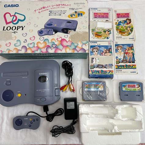 Yahooオークション カシオ ルーピー Casio Loopy 本体箱付き ソフト