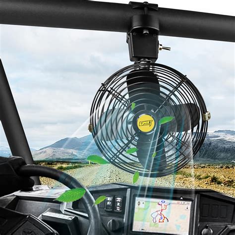 Unigt Universal Utv Cooling Fan Compatible With Polaris Rzr