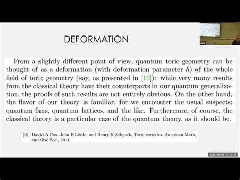 Free Video Ernesto Lupercio Quantum Toric Geometry From Imsa Class Central