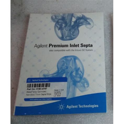 Jual Agilent Premium Inlet Septa 5183 4757 Bto Non Stick 11 Mm 50 Pcs Kota Cimahi Nugarada