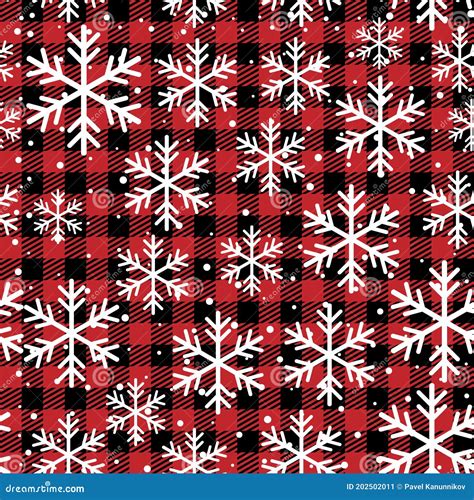 Plaid Seamless Pattern Pattern Swatches Included Cartoon Vector