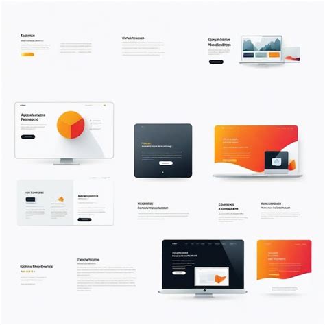 Website Vector Set White Background Isolated A High Quality Premium Ai Generated Vector