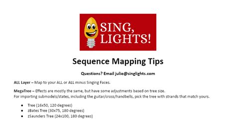 Sequence And Lyrics Linus Christmas Story Xlights Sequences