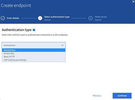 Create Platform Services Endpoint