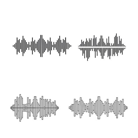 Premium Vector Sound Waves Vector Illustration