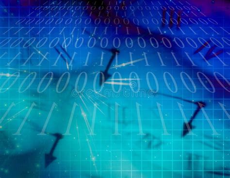 Time Binary Abstract Stock Illustration Illustration Of Element 13208462