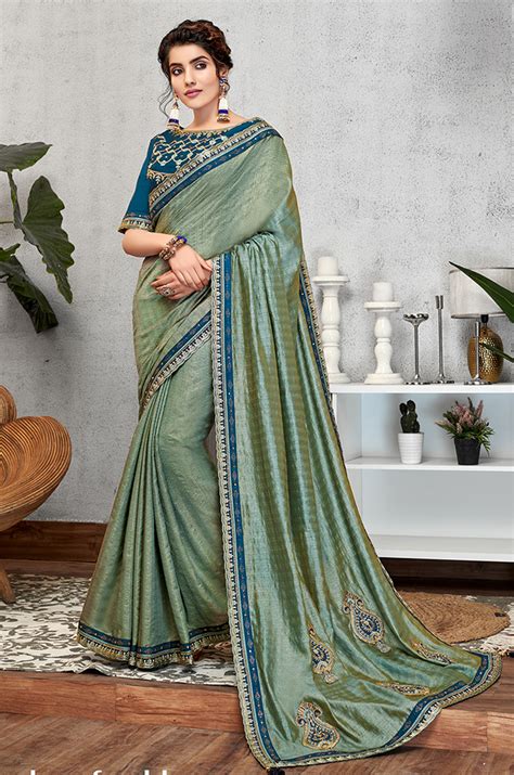 Blue Colored Weaved Silk Designer Wear Saree With Blouse Aapnam