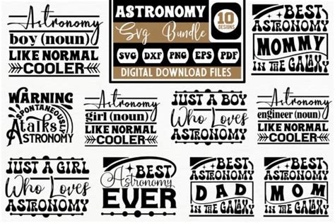 Astronomy Svg Bundle Graphic By Belysvgbundlefiles · Creative Fabrica
